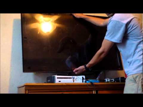 How To Uninstall Flat Screen Tv Off Wall Youtube