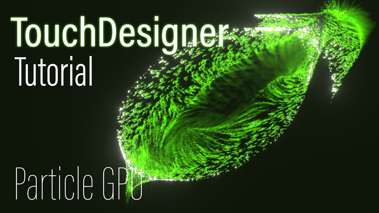 Touchdesigner Tutorial Particlegpu With Sops To Generate This Visual