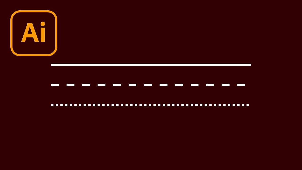 How To Draw A Line In Adobe Illustrator Youtube