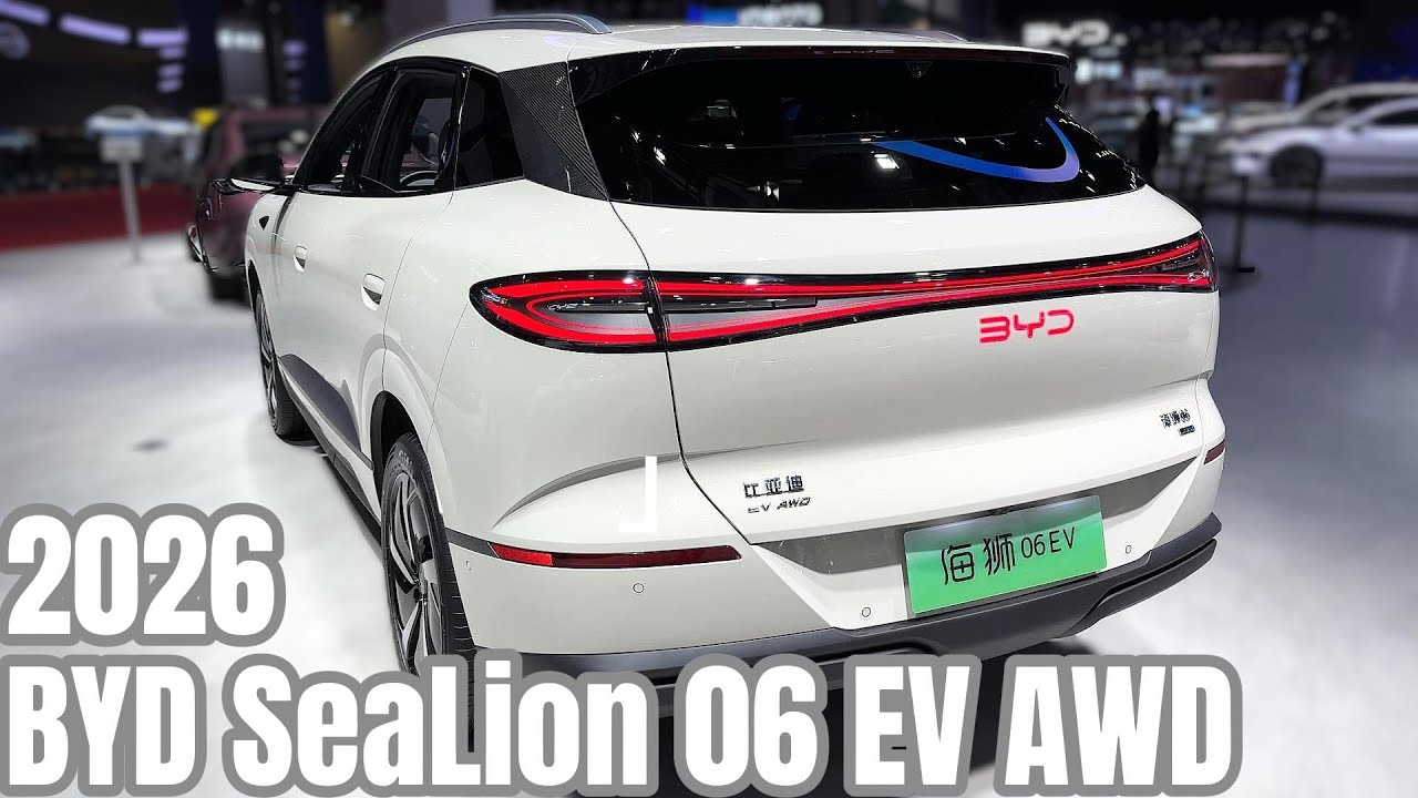 2026 Byd Sealion 06 Ev Awd Firstlook Walkaround Shanghai Auto Show 2025