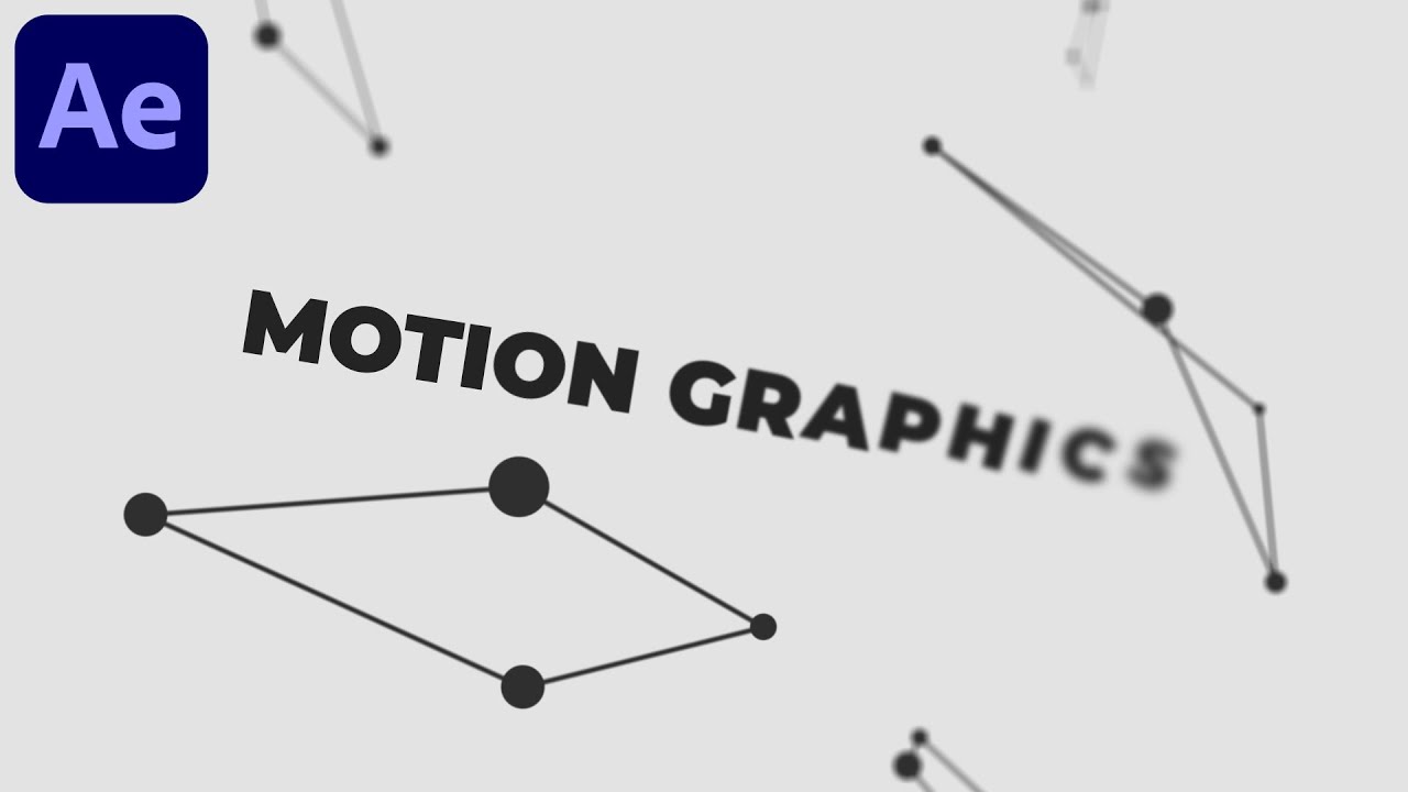 Minimal Motion Graphics Text Animation In After Effects After Effects