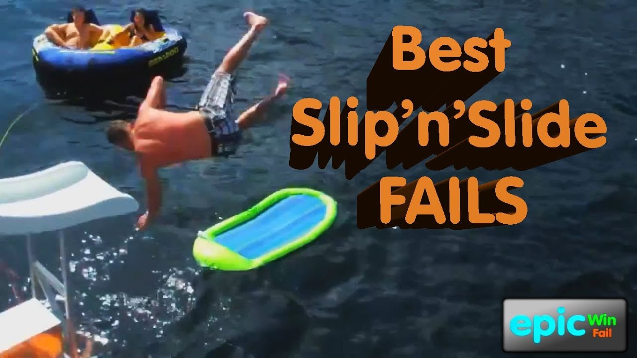 Epic Win Fail Hd Compilation Best Slip N Slide Fails 2012 2013 Youtube