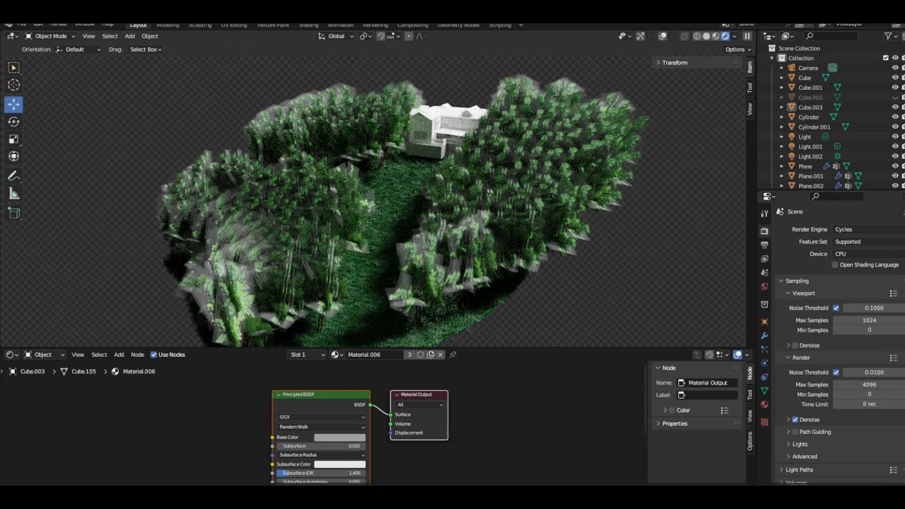 3d Forest Creation Part 2 Youtube