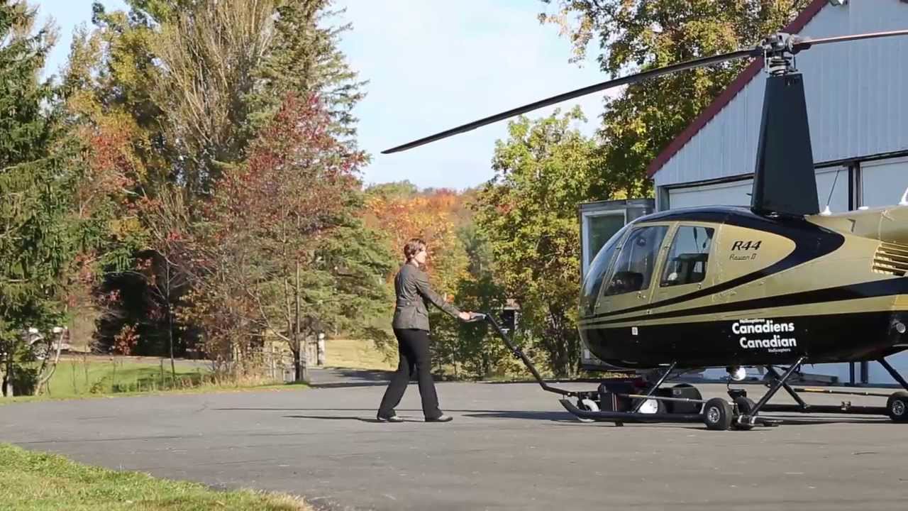 V201 With R44 Helicopter Dolly By Helitowcart Youtube