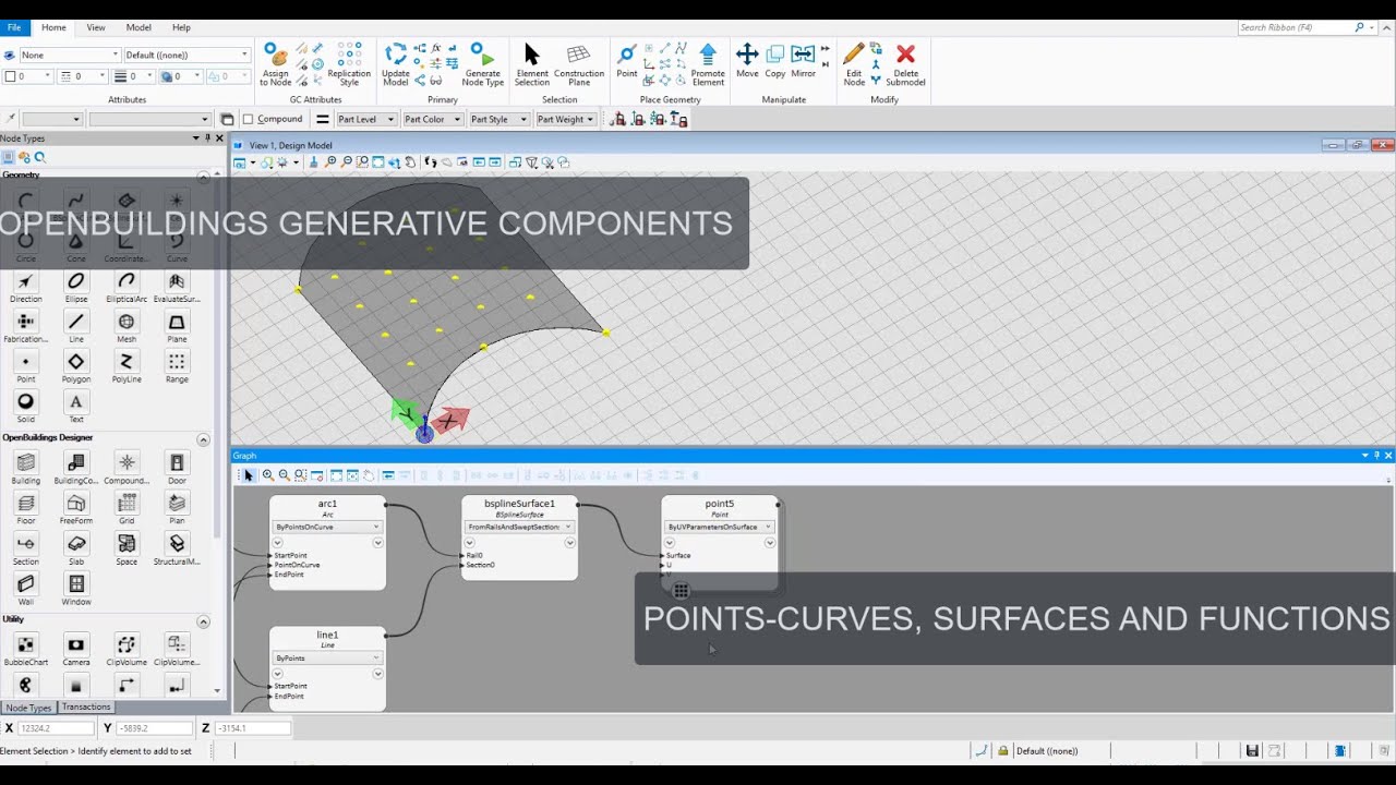 Openbuildings Generativecomponents Tutorial Series Episode 5 Points