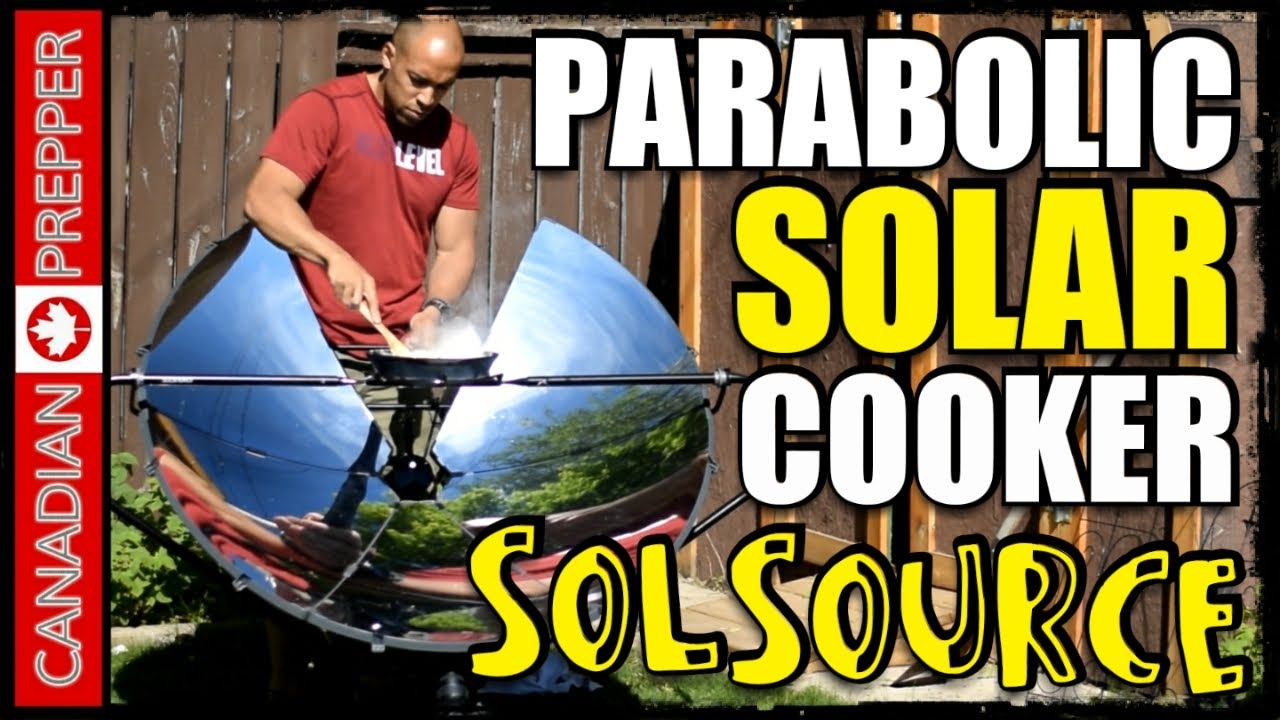 Cooking With The Sun Solsource Parabolic Solar Cooker Youtube