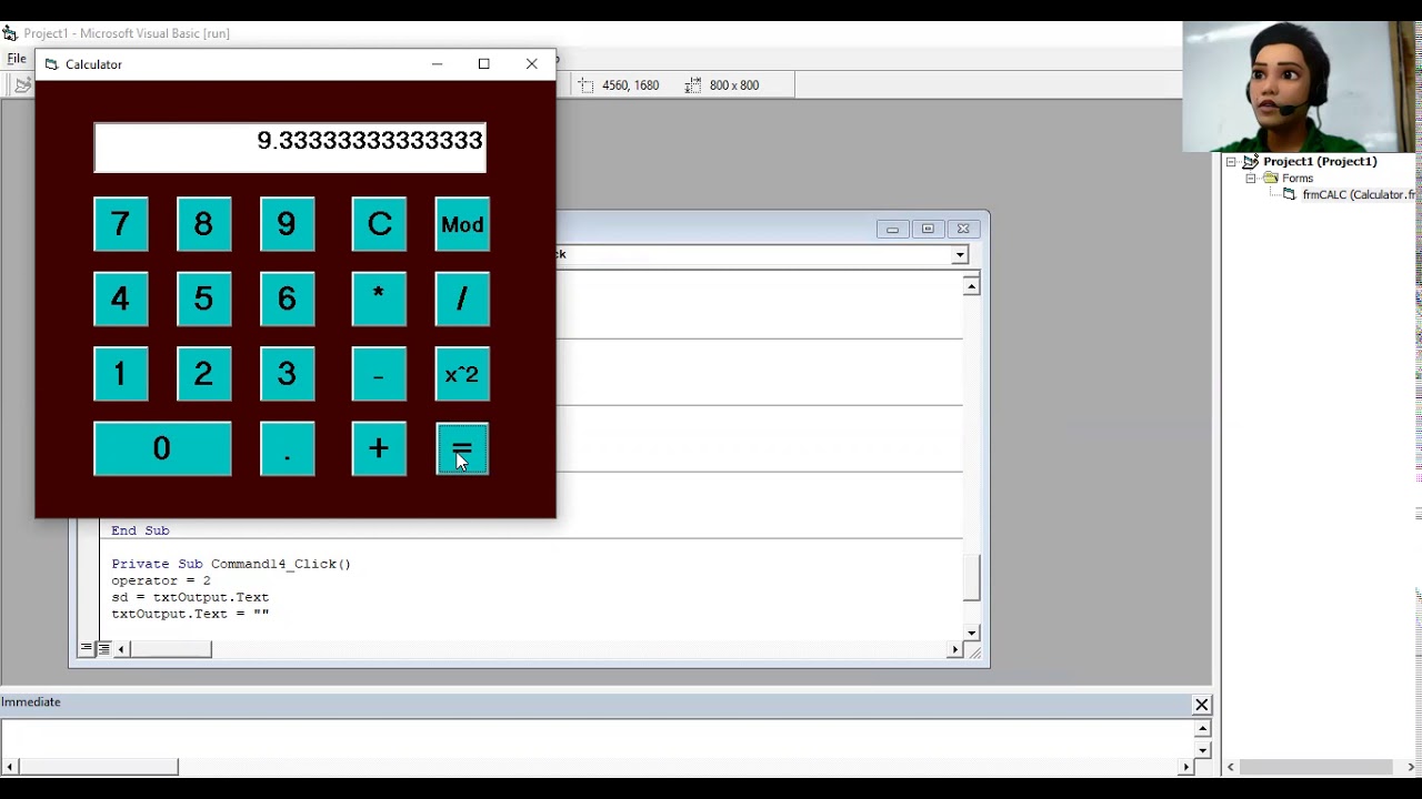 Calculator In Visual Basic Tagalog Tutorial Youtube
