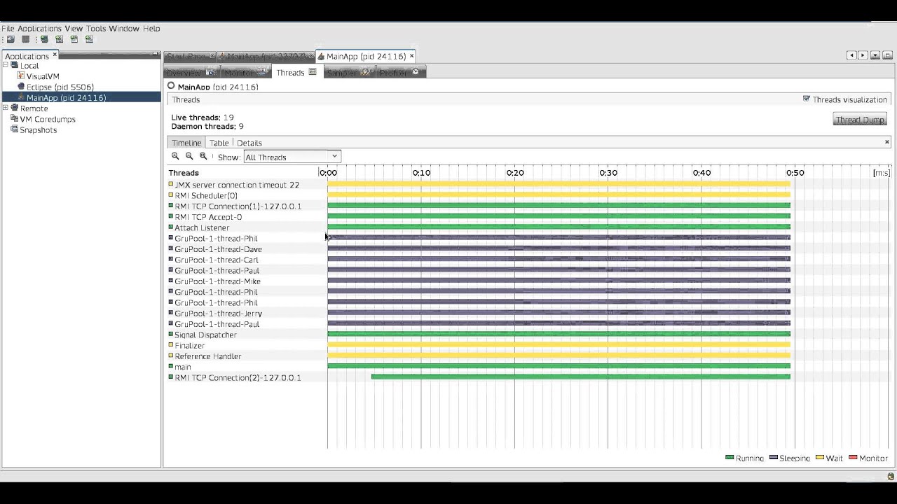 Visualvm Thread Dump Youtube