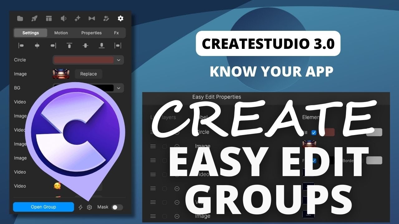 Part 1 Create Editable Groups Using Easy Edit Properties To Speed Up