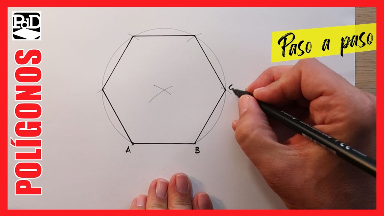 Cómo Dibujar Un Hexágono A Partir Del Lado Con Compás Sobre Papel