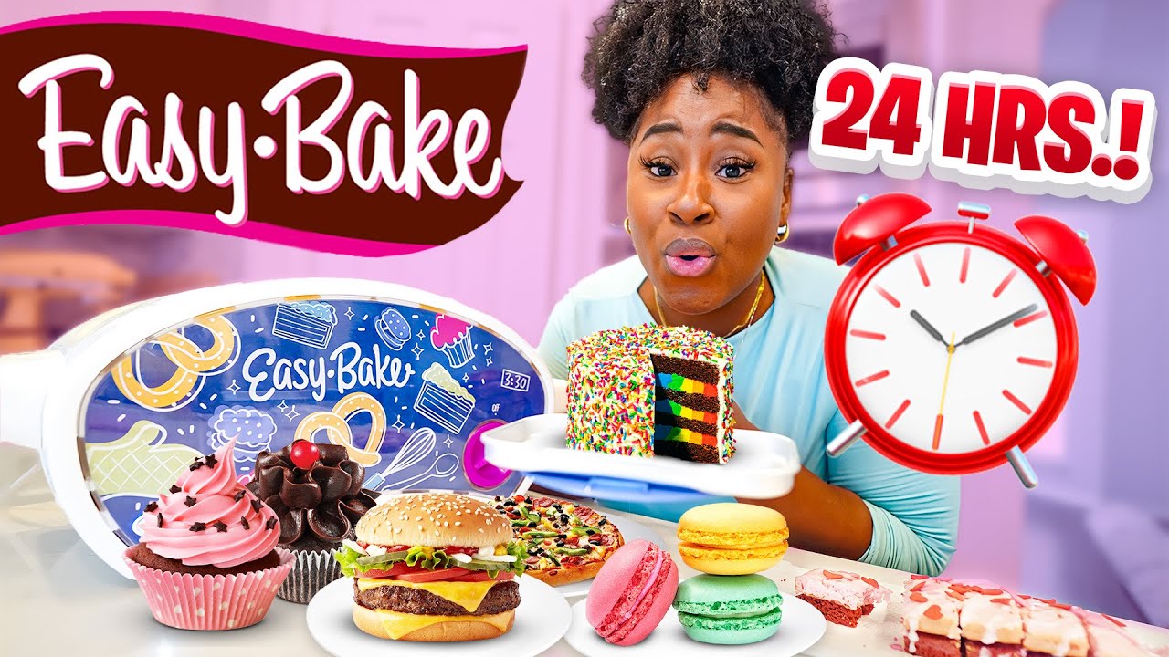 I Only Ate Easy Bake Oven Foods For 24 Hours Youtube