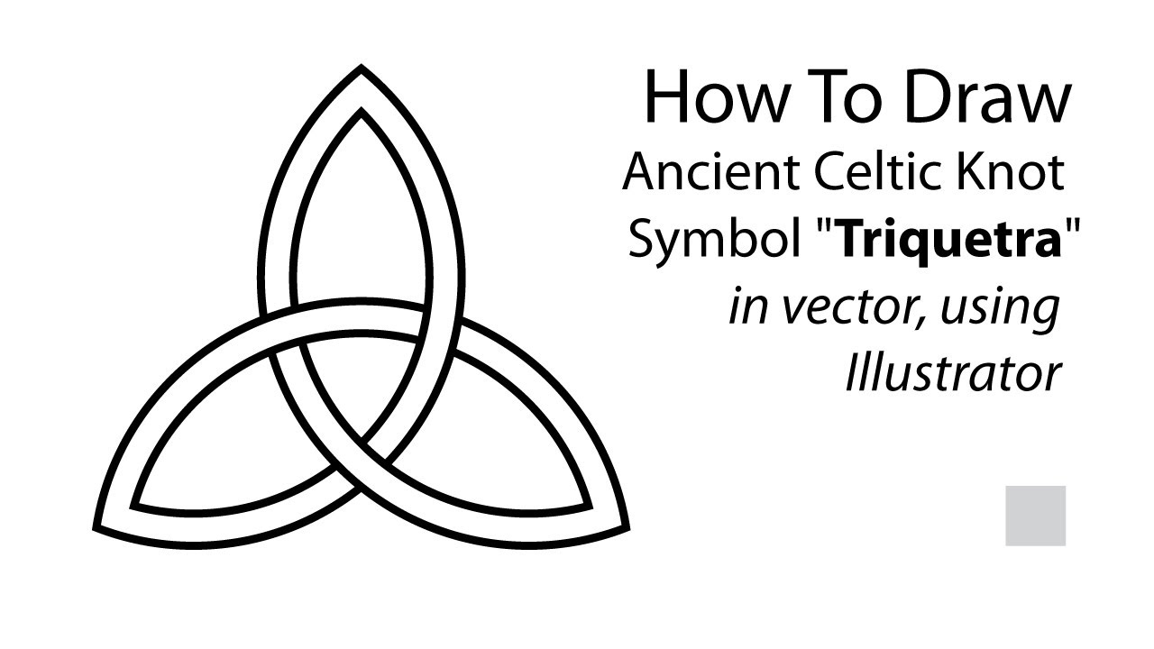 How To Draw The Ancient Celtic Knot Symbol Triquetra In Adobe