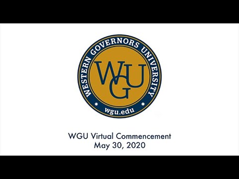 Wgu May 2020 Virtual Commencement Conferral Of Master S Degrees Youtube