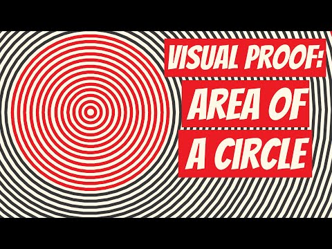 Area Of A Circle Quick Visual Proof Video Summary And Q A Glasp