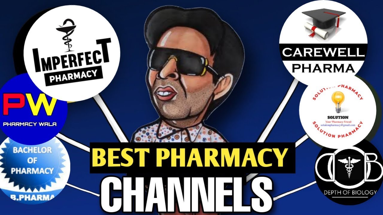 Best Youtube Channels For B Pharmacy L Best Pharmacy Channel Pharmacy