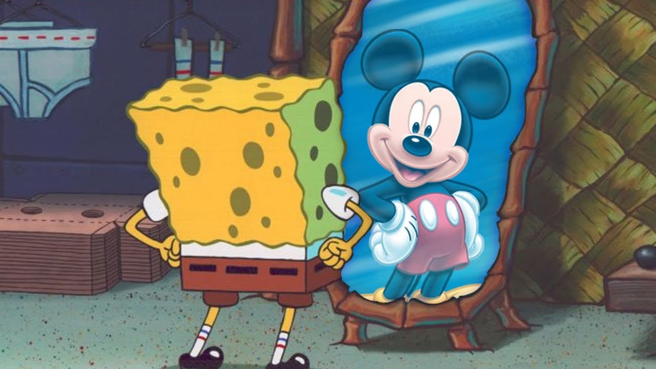 How Spongebob Became Mickey Mouse Youtube
