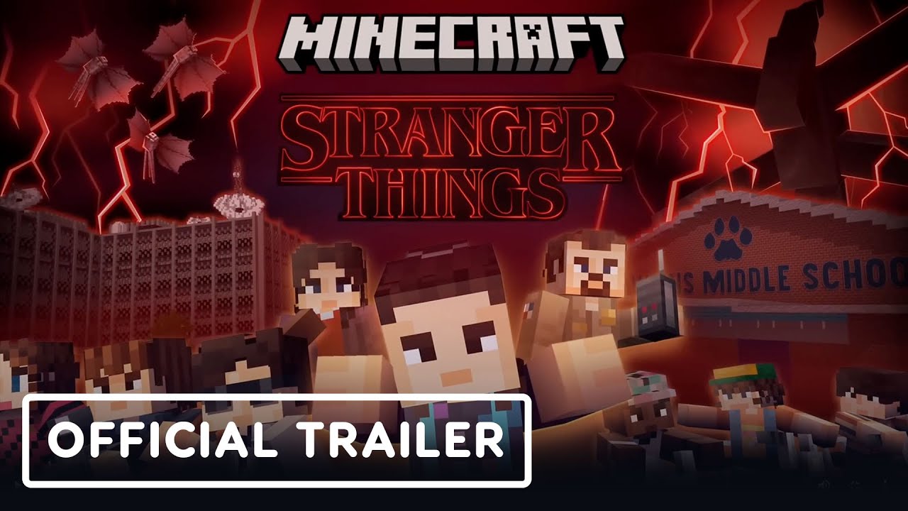 Minecraft X Stranger Things Official Dlc Launch Trailer Ehkou