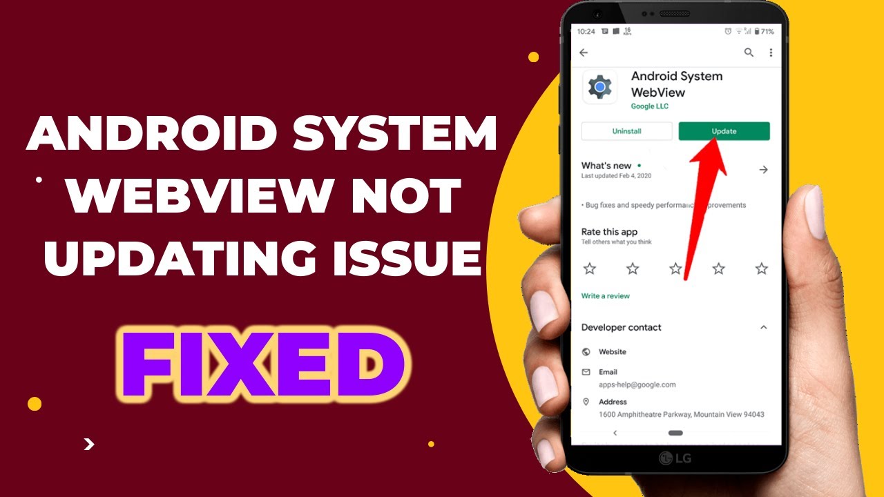 Fix Android System Webview Not Updating Issue System Webview Won T