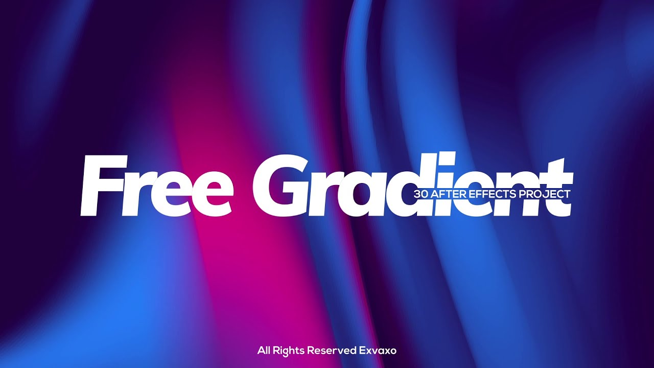After Effects Template Gradient Backgrounds In After Effect Free