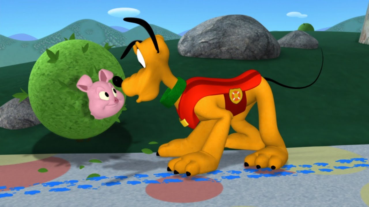 Pluto Lends A Paw Youtube