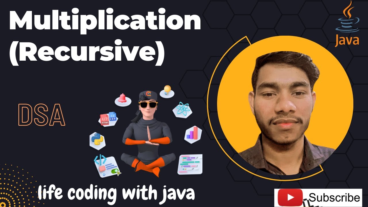 Multiplication Recursive Java Recursion Youtube