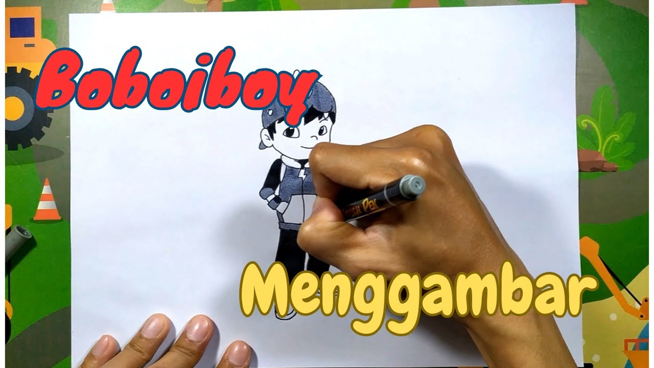 Menggambar Boboiboy Drawing Boboiboy Youtube