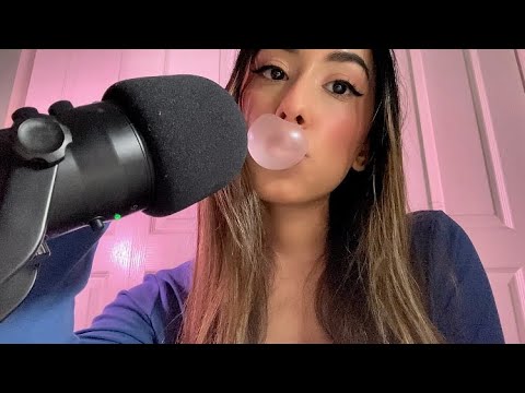Asmr Gum Chewing Bubble Blowing Youtube
