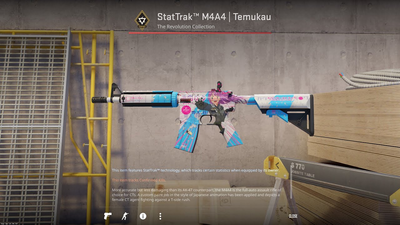 Revolution Case Mw Stattrak M4a4 Temukau Youtube