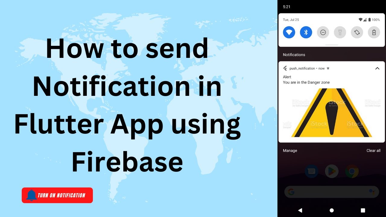 Flutter Push Notifications Using Firebase Push Notification Flutter
