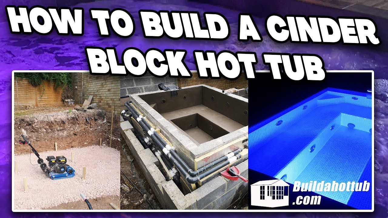 Build A Diy Cinder Block Hot Tub Youtube