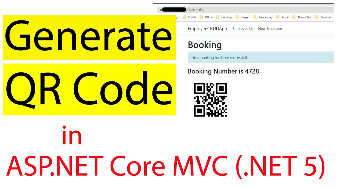 How To Generate Qr Code Using Asp Net Core Generate Qr Code In Net