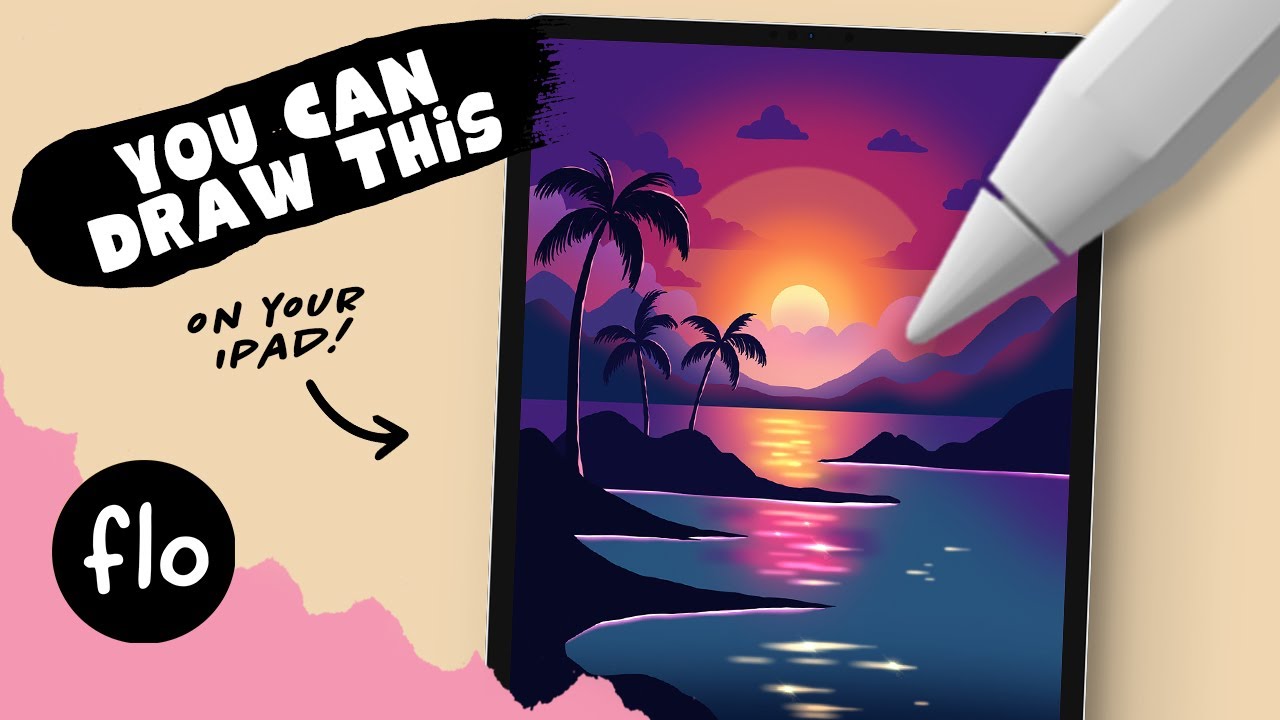 How To Draw A Beach In Procreate