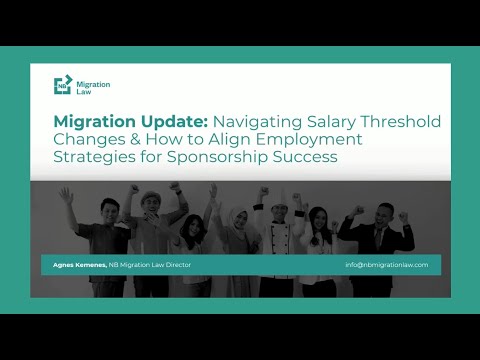 Nbml Webinar Recap Navigating Salary Threshold Changes Youtube