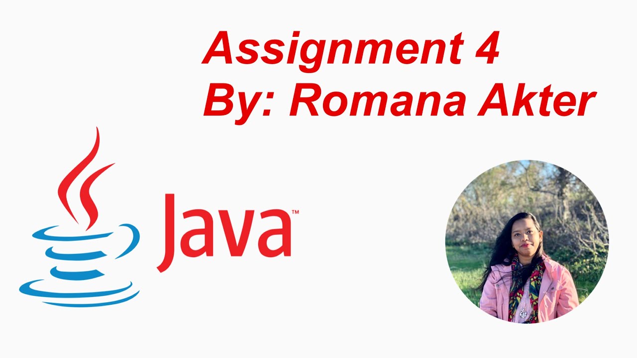 Assignment 4 On Java Using Loop Method Homework 4 Most Important