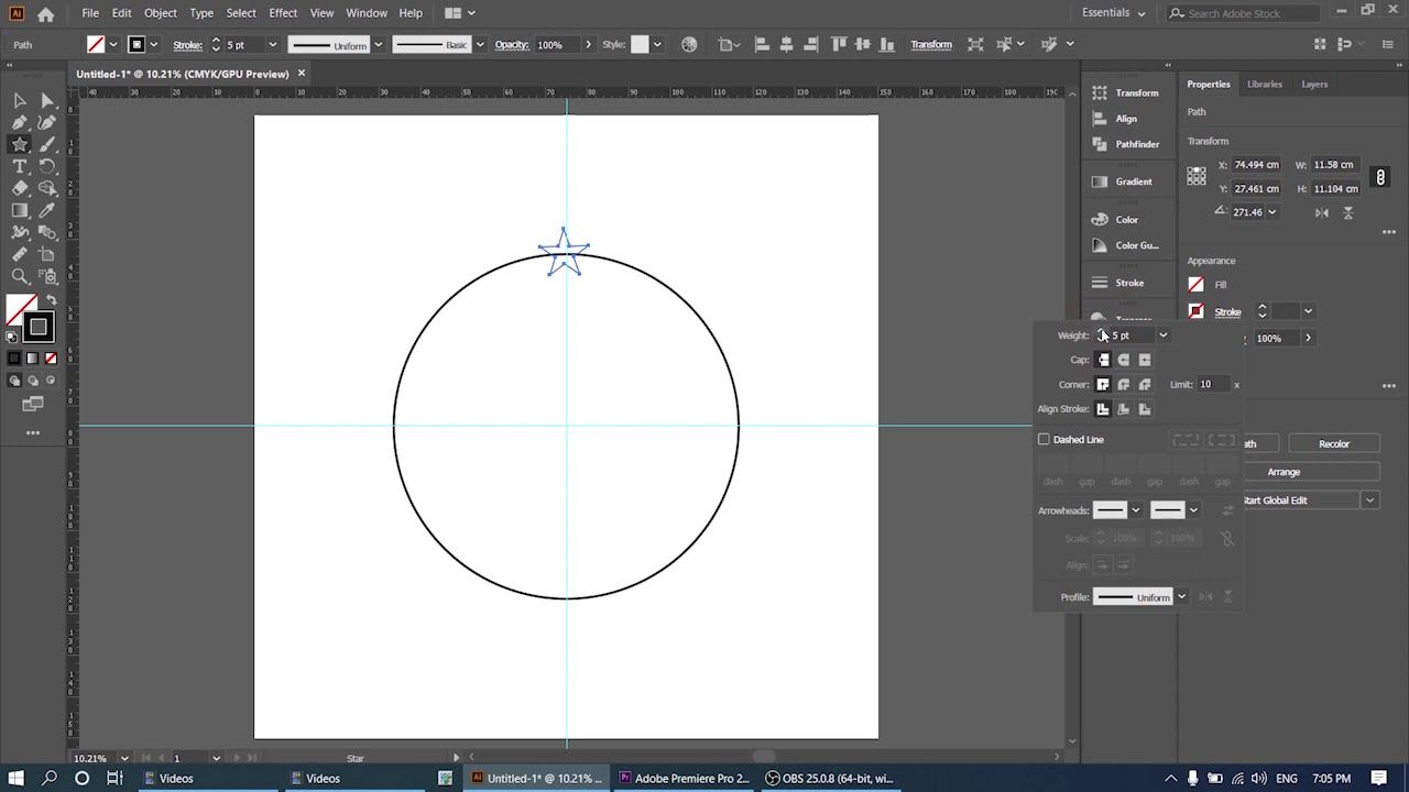 How To Use The Rotate Tool In Adobe Illustrator Youtube