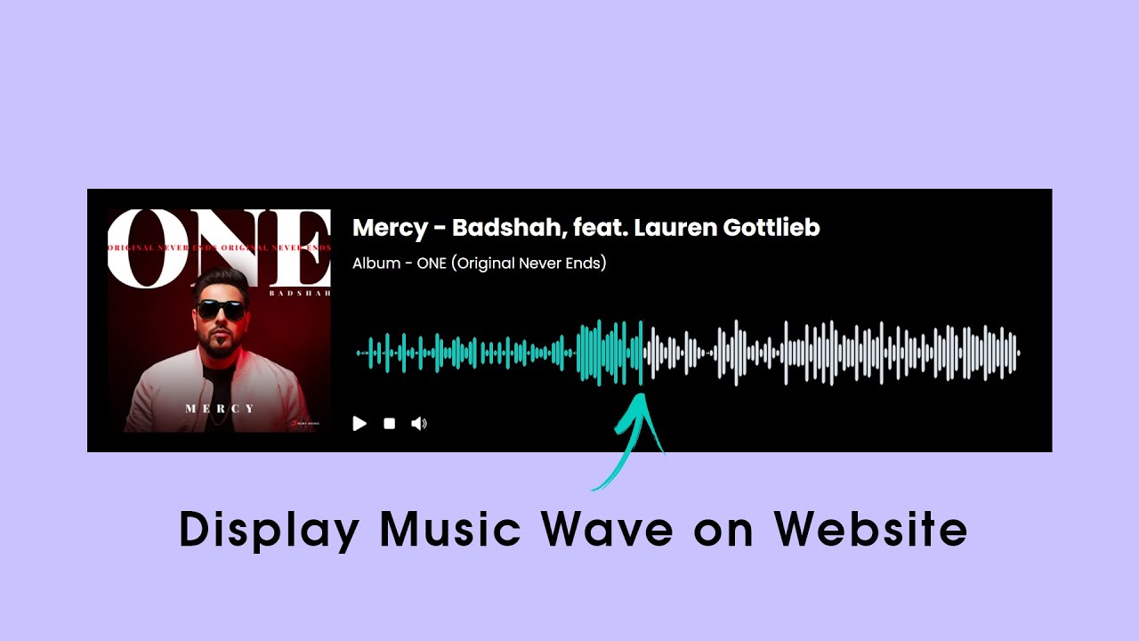 How To Add Music Wave On Website Using Html Css Javascript Wavesurfer
