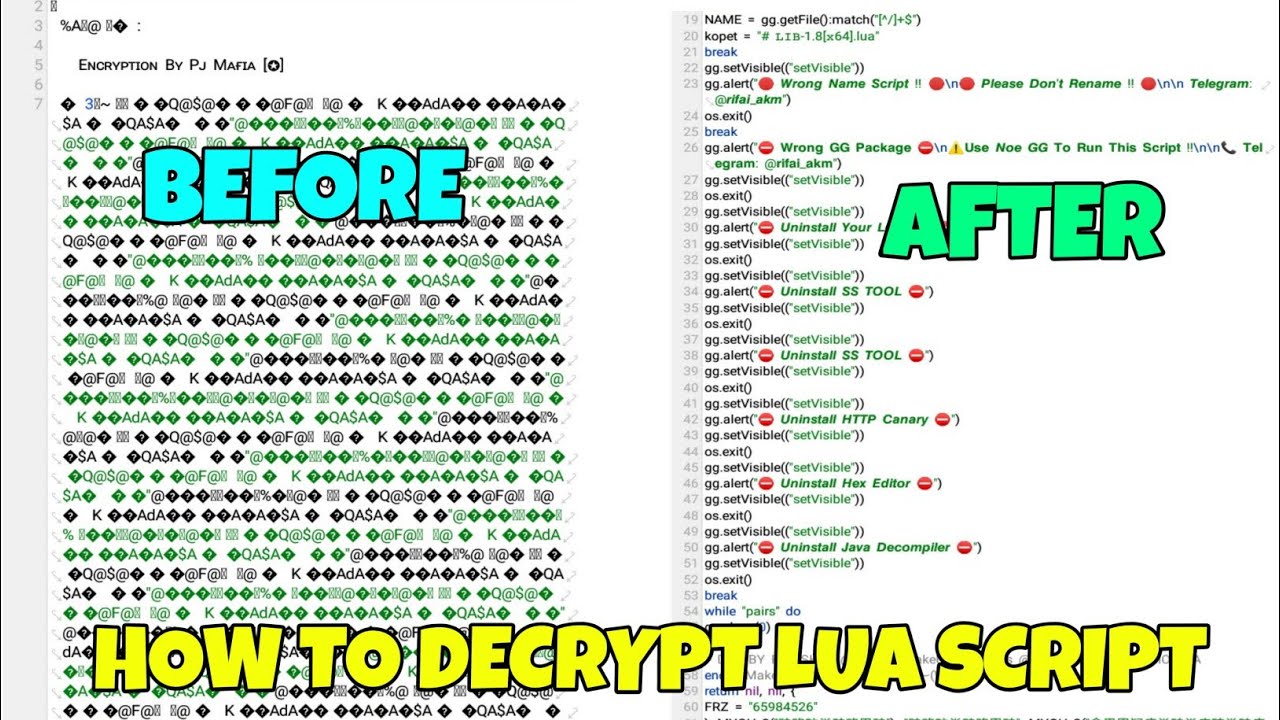 How To Decrypt Lua Script Decrypt All Script Paid Dec Tool 2022
