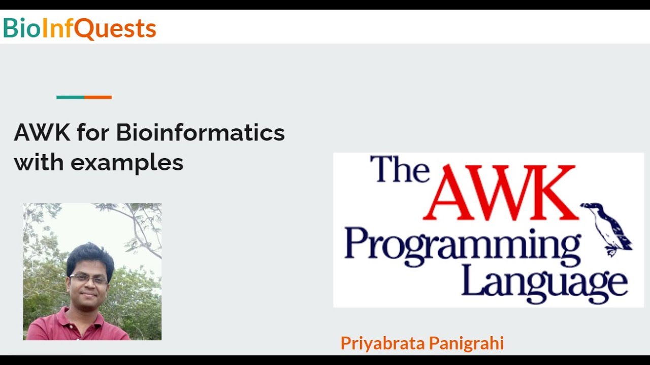 Awk For Bioinformatics Youtube