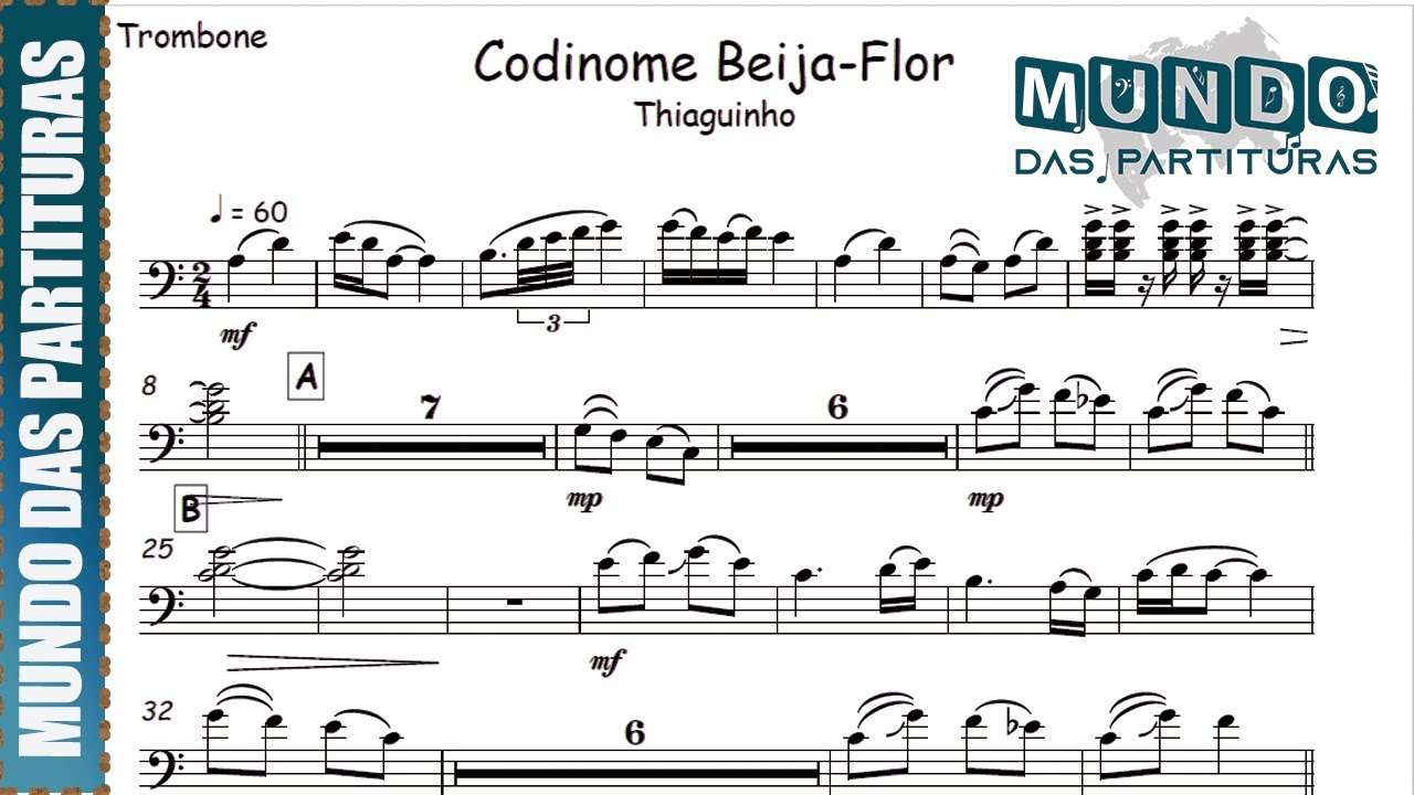 Codinome Beija Flor Thiaguinhoрџћєpartitura Arranjo Metais Sax Alto