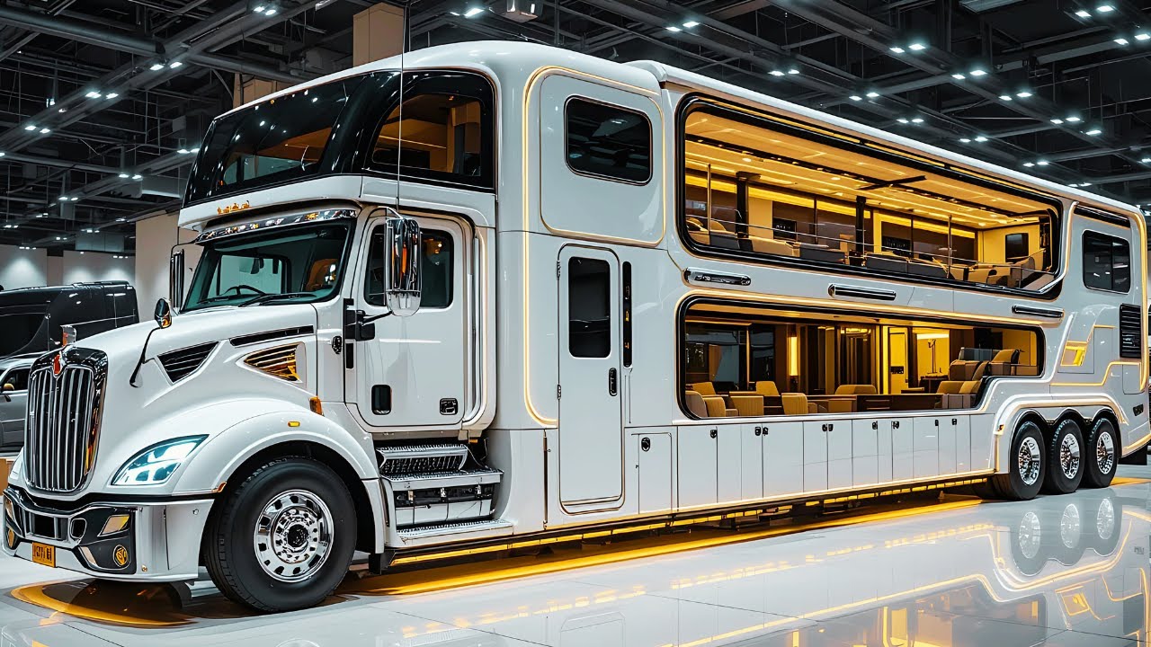 Kenworth Double Decker Semi Truck Transformed Into A Luxury Home