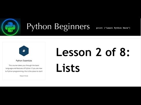 Python List Tutorial Youtube