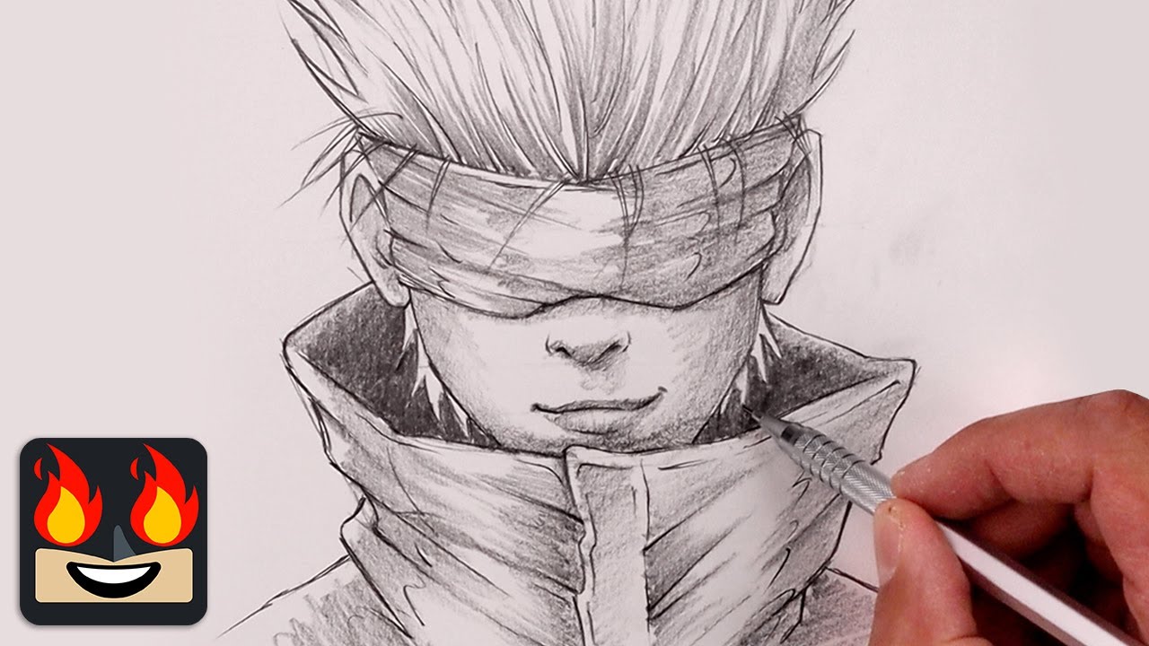 How To Draw Gojo Satoru Jujutsu Kaisen Step By Step Youtube