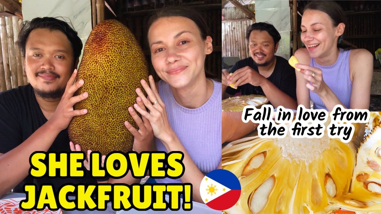 I Tried Jackfruit For The First Time In The Philippines Youtube