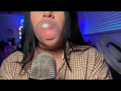 Asmr Blowing Bubbles And Mouth Sounds Youtube