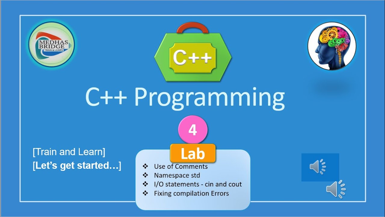 Let S Learn C 4 Cpp Lab Basic C Programming Features Youtube