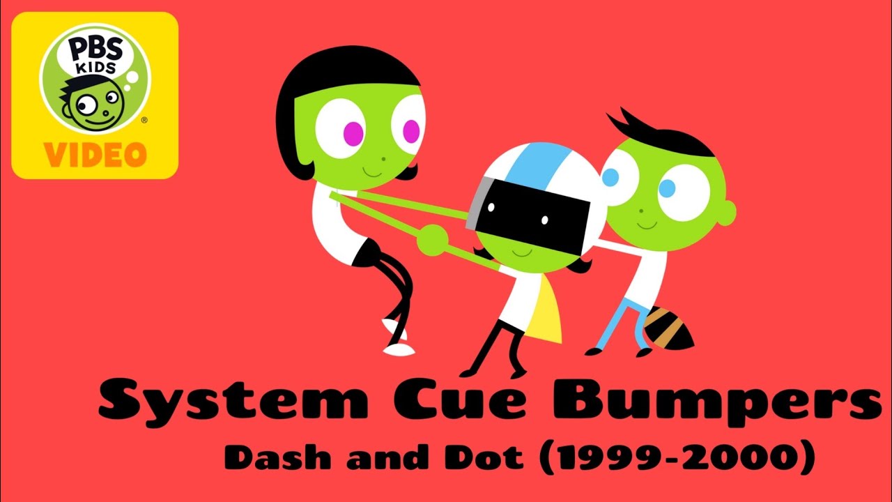 Pbs Kids Dot And Dash System Cue Bumpers 1999 2000 Youtube