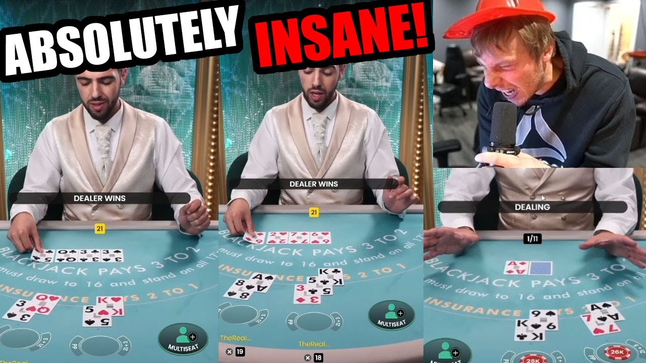 Most Absolutely Insane Blackjack Session Youtube