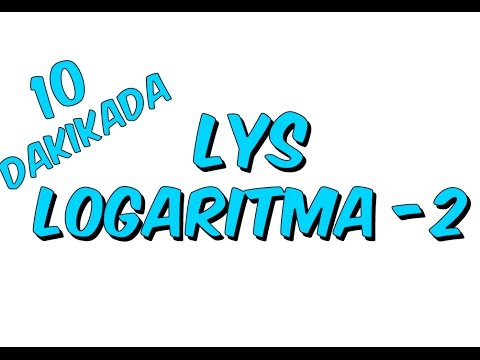 10dk Da Lys Logari̇tma 2 Youtube