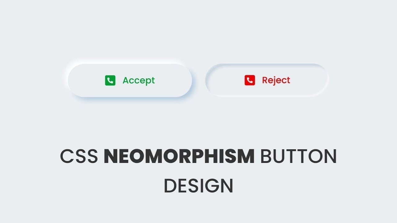 How To Make Neumorphism Button Using Html And Css Neomorphism Style