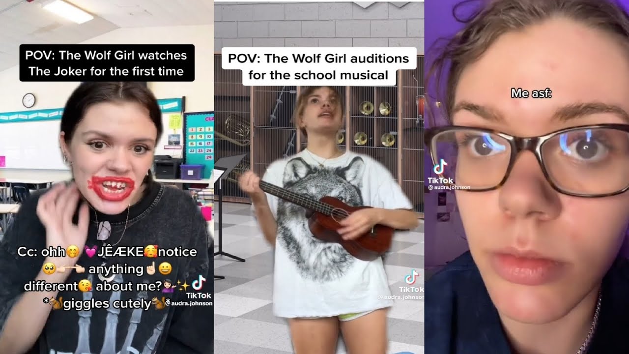 Audra Johnson Wolf Girl Tiktok Compilation Youtube